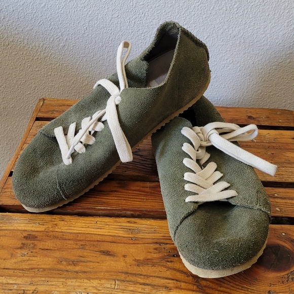 Otz | Shoes | Otz Green Shoes Pilgram Lace Up Leather Sneakers | Poshmark